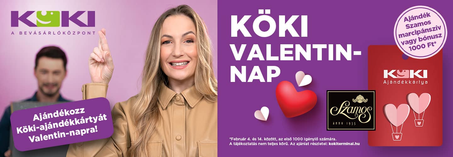 KÖKI Valentin-nap | KÖKI Bevásárlóközpont